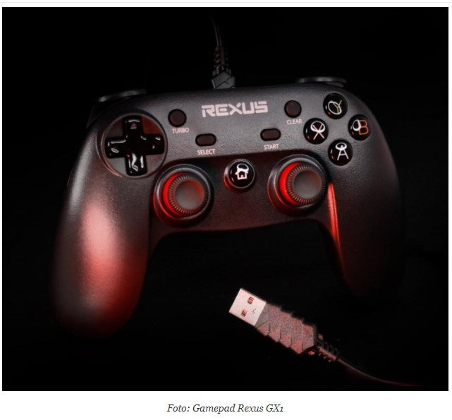 Gamepad Rexus GX1 dan GX2 Kini Pakai Kabel Panjang yang Kompak