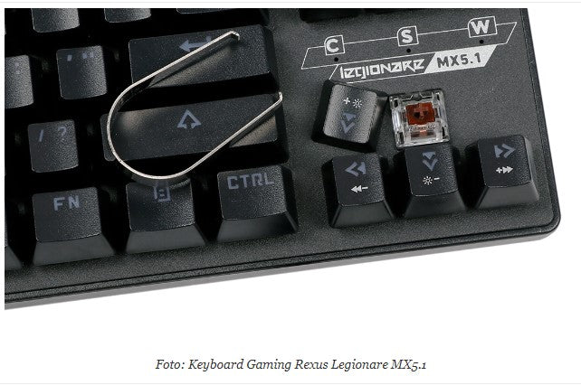 Yuk, Kenali LED Indikator di Keyboard Gaming Mekanikal – Rexus