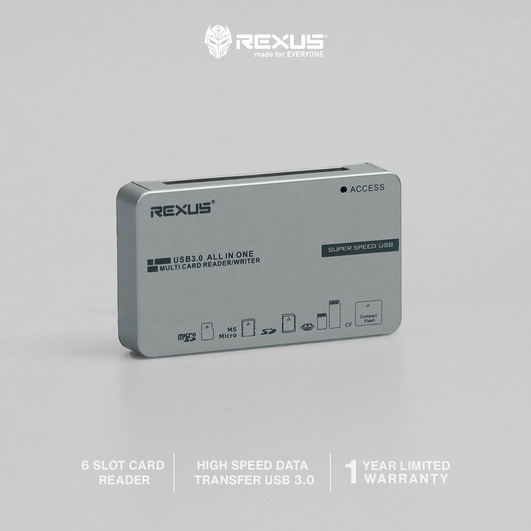 Nggak Perlu Pusing, Rexus Card Reader RXC-308 Bikin Transfer Data Jadi