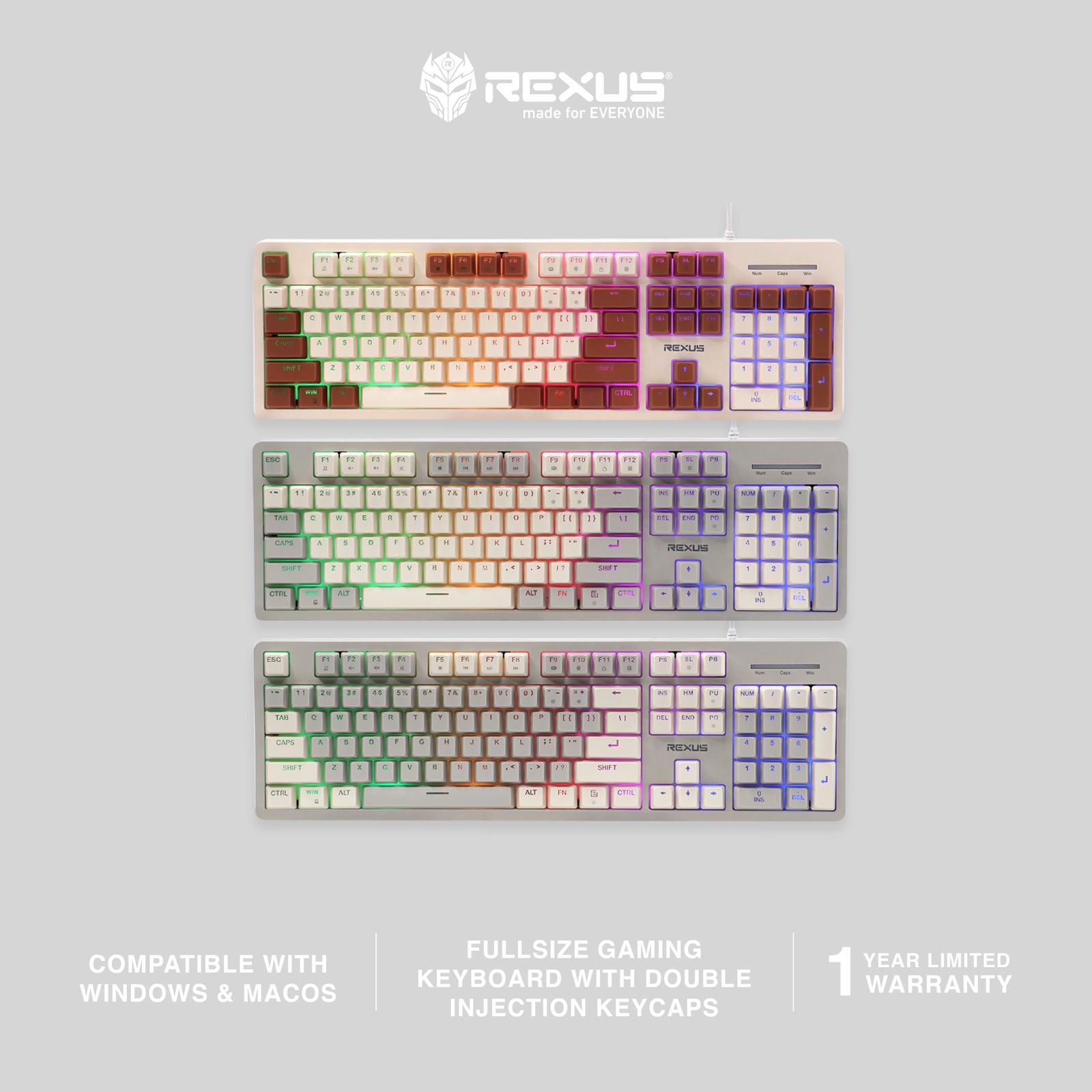 Keyboard Stylish Ala Rexus Squad: Teman Kerja dan Gaming yang Nggak Ng