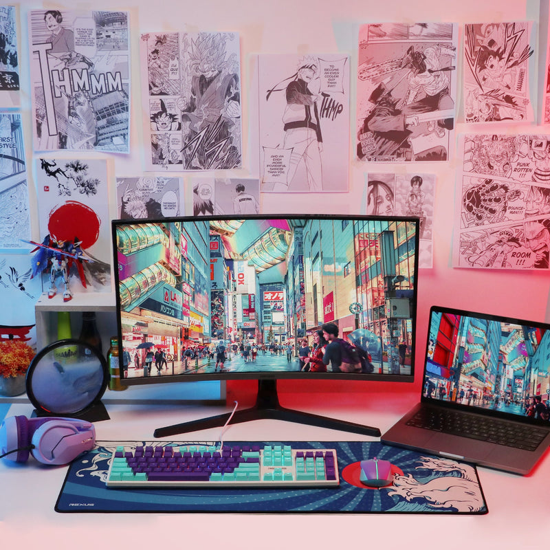 Rexus New Ayaka Series - Bundling Keyboard Gaming TKL & Mousepad