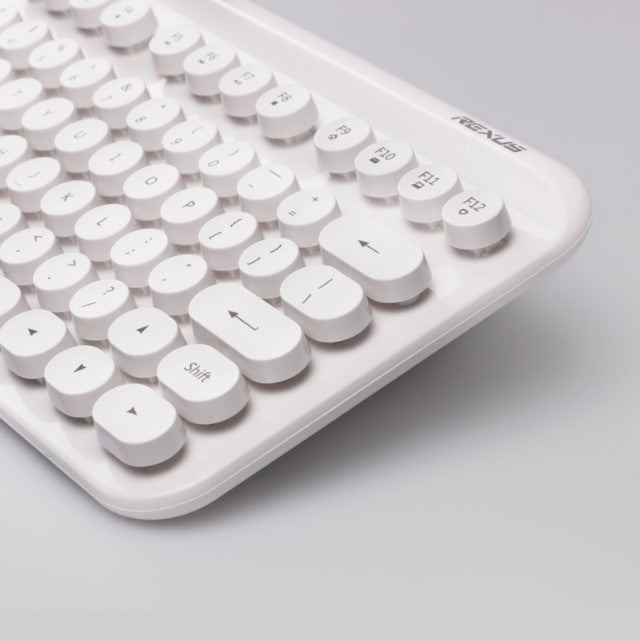 Review Paket Keyboard dan Mouse Rexus KM9, Si Retro Super Manis