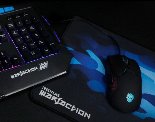 Tampilan Baru Keyboard dan Mouse Paket Combo Rexus VR1 yang Menggoda