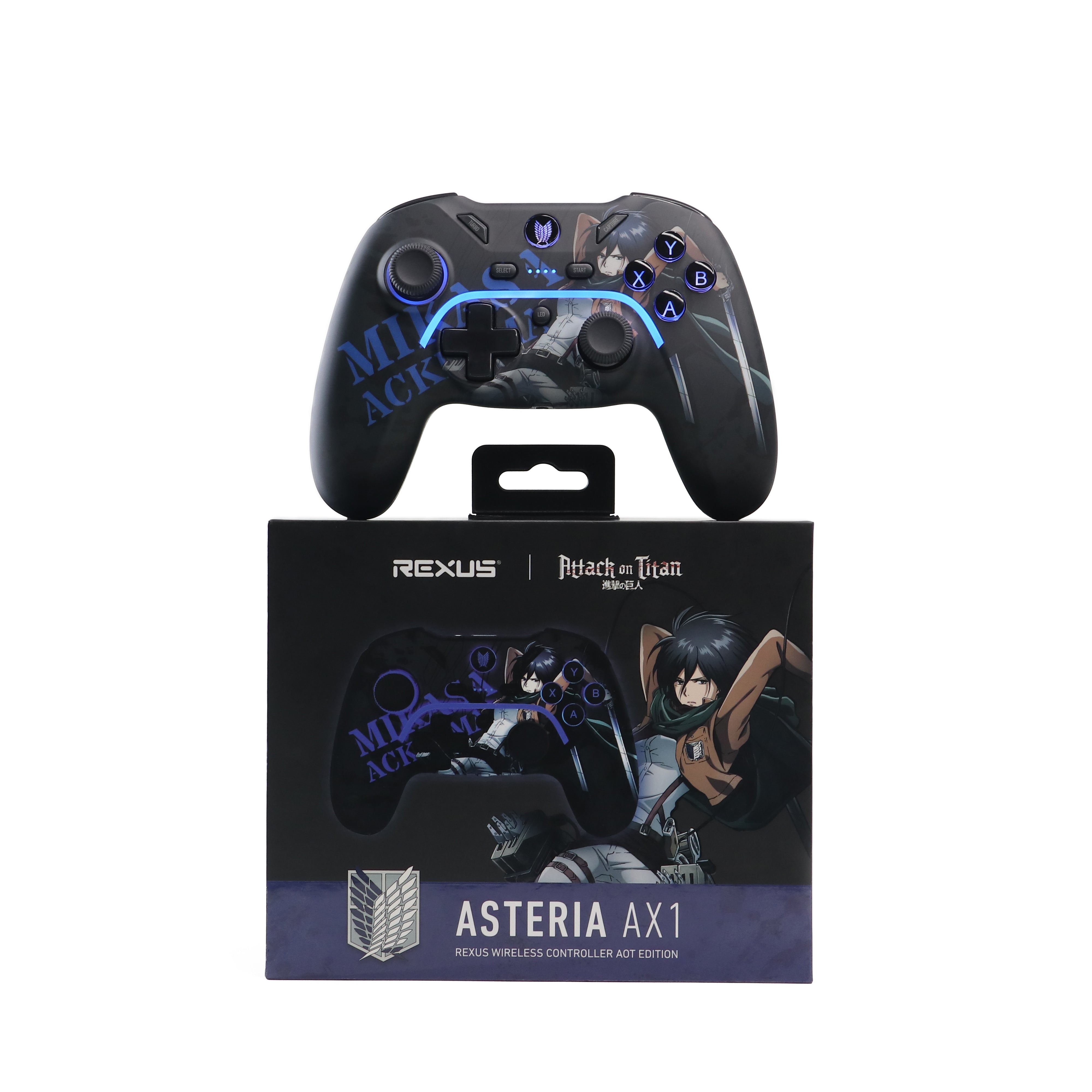 Rexus Daxa Asteria AX1 Gamepad Wireless AOT Mikasa Special Edition