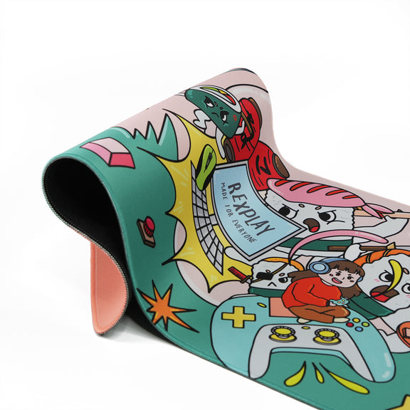 Rexus New Ayaka Series - Bundling Keyboard Gaming TKL & Mousepad