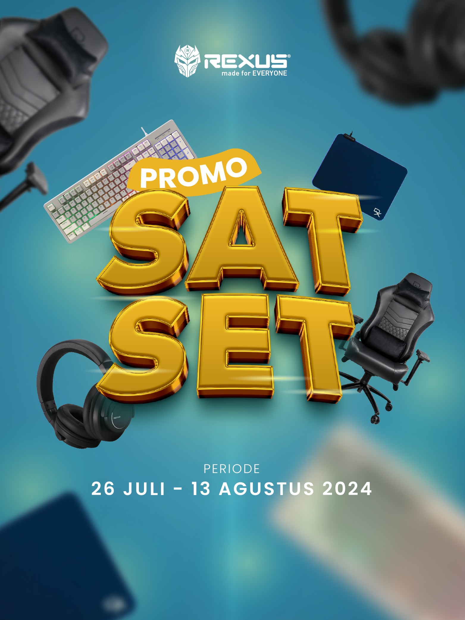 Jual Perlengkapan Gaming Terlengkap | Rexus Indonesia