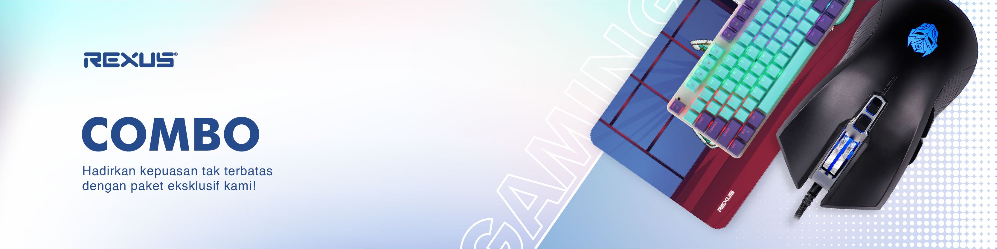 Jual Keyboard Mouse Combo Rexus Murah & Berkualitas