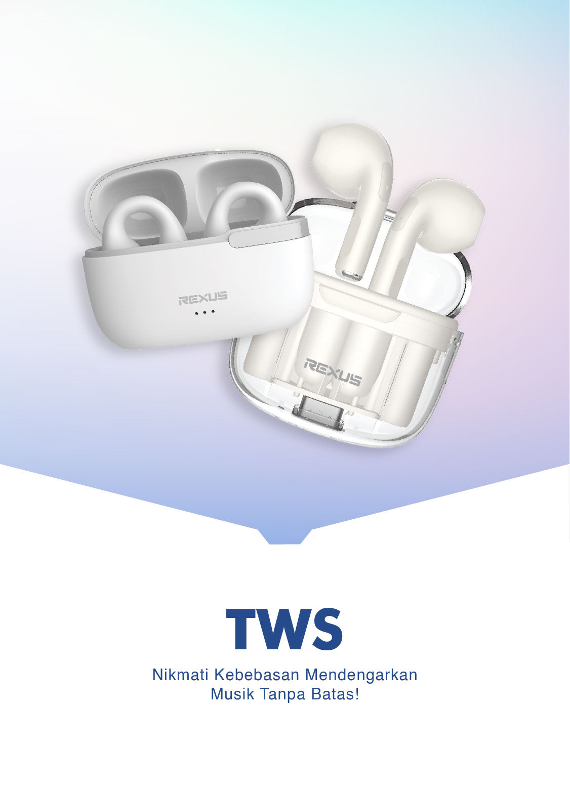 Jual TWS Rexus Terbaru Harga Murah & Berkualitas