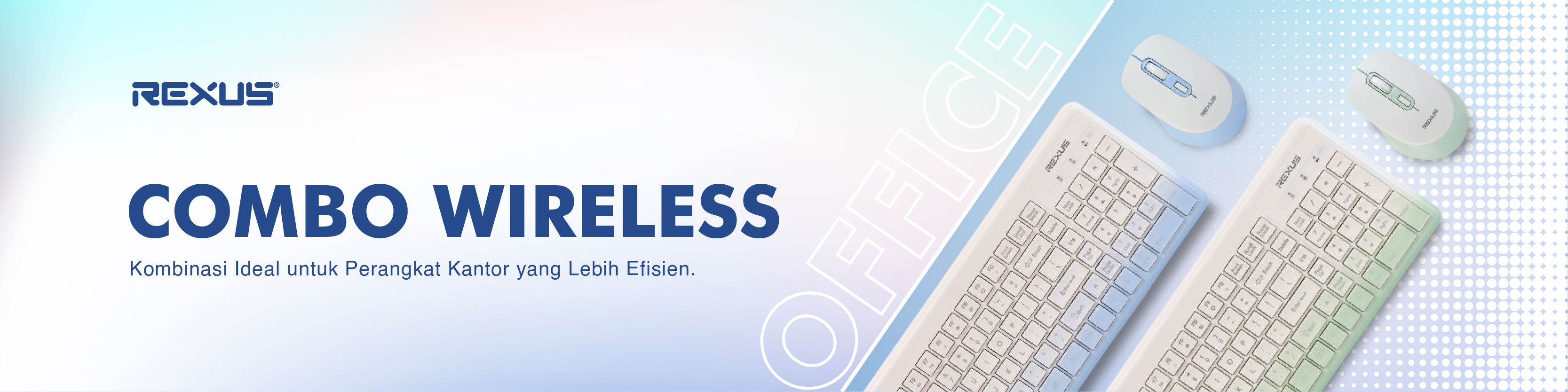 Jual Combo Keyboard Mouse Wireless Murah & Berkualitas – Rexus
