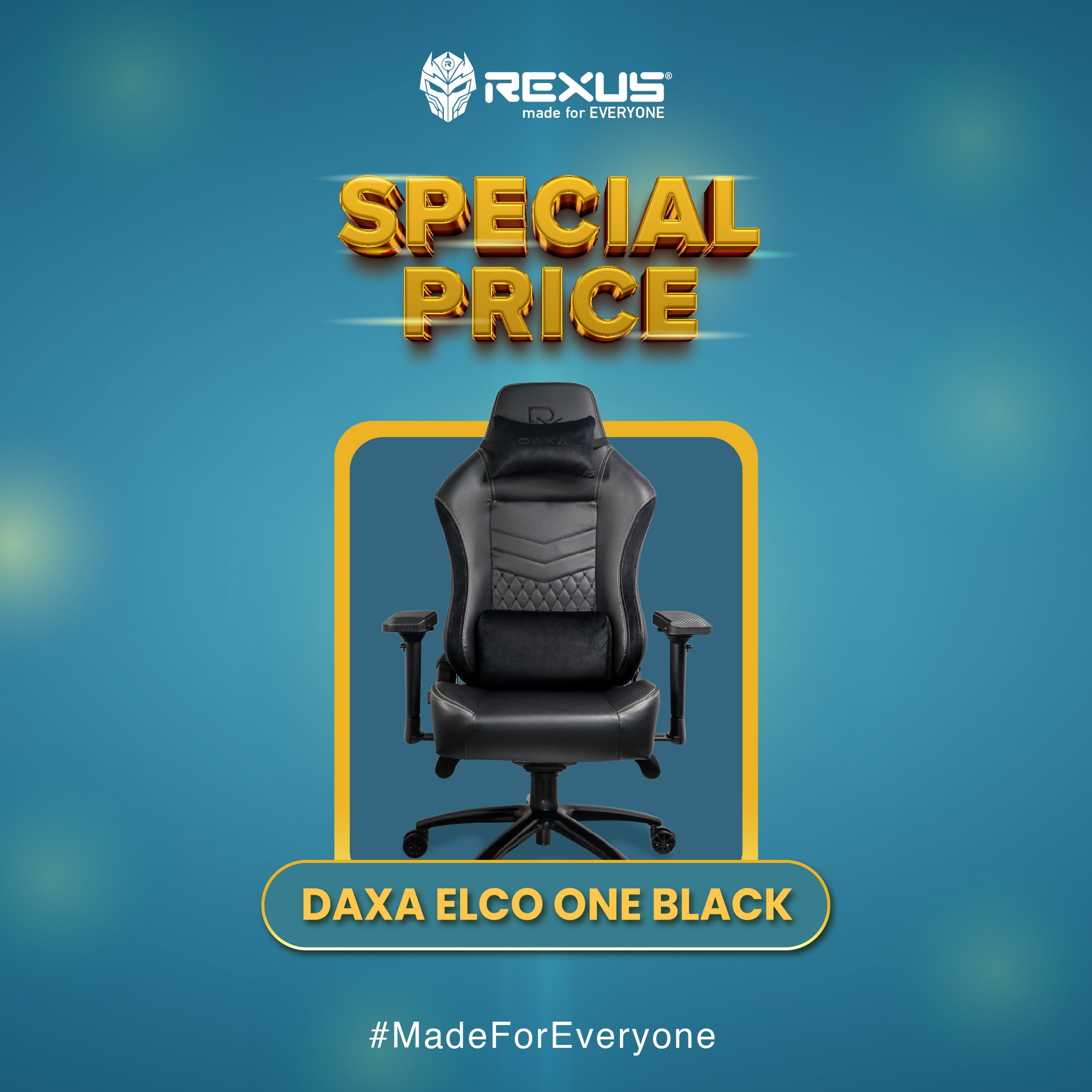Rexus Gaming Chair Kursi Daxa Elco One DX-EC1
