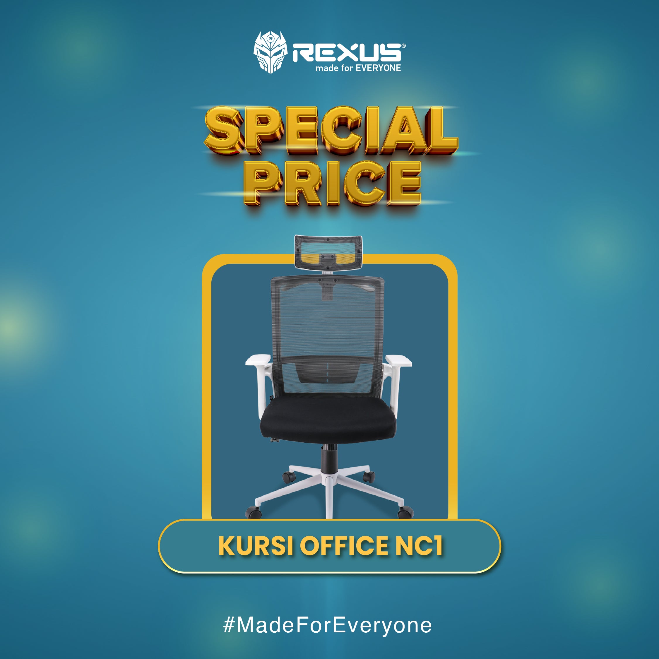 Rexus Ergonomic Office Chair Kursi Kantor NC1