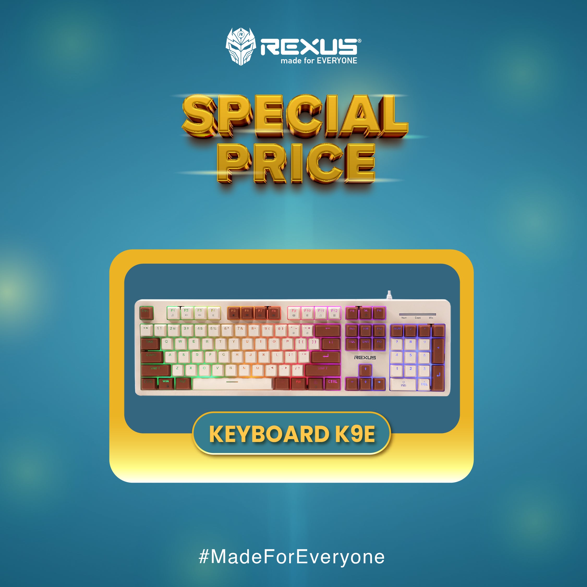 Rexus Keyboard Gaming K9E