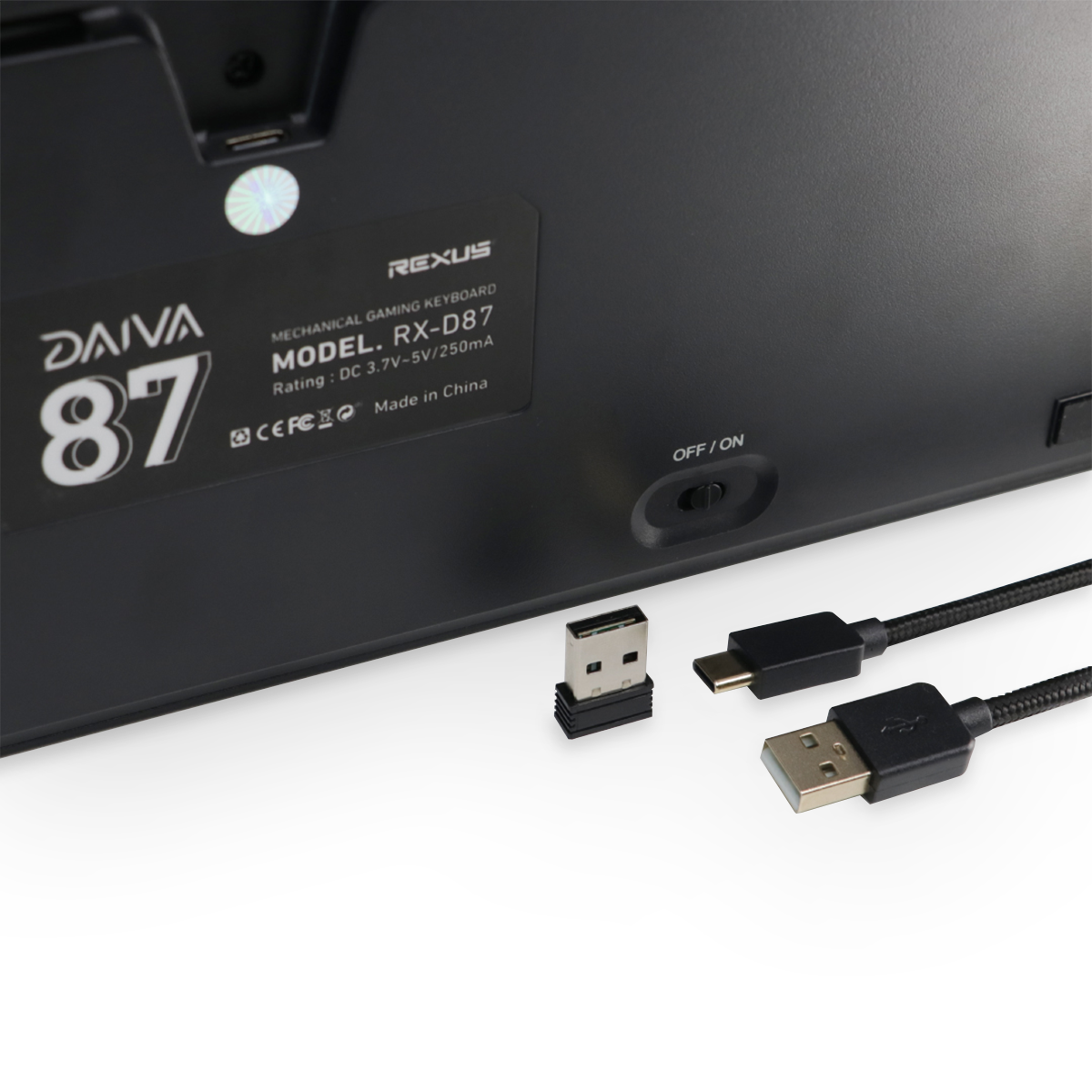 Rexus Keyboard Mechanical Daiva D87