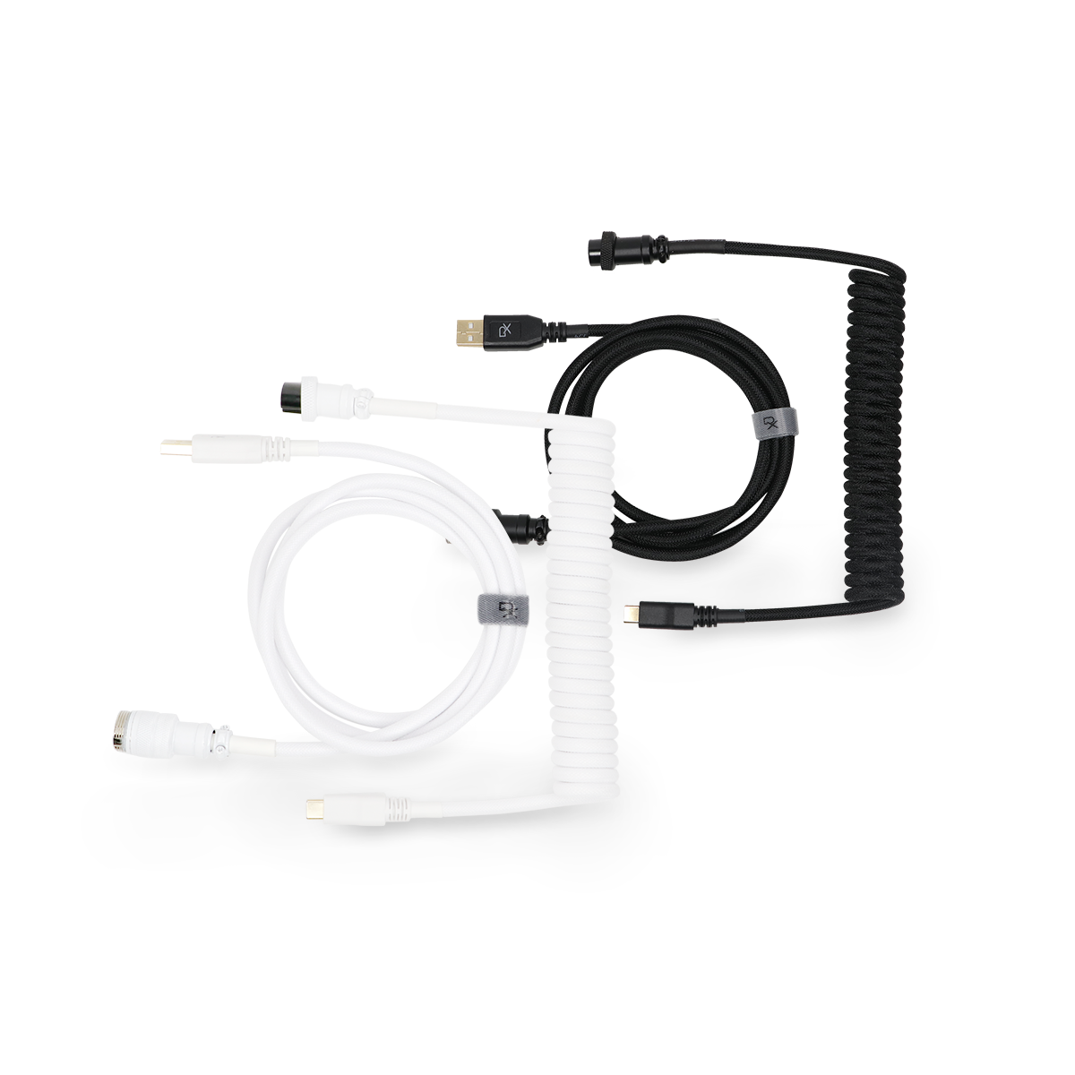 Rexus Coiled Kabel Daxa DX-CC1 USB Type C for Mechanical Keyboard