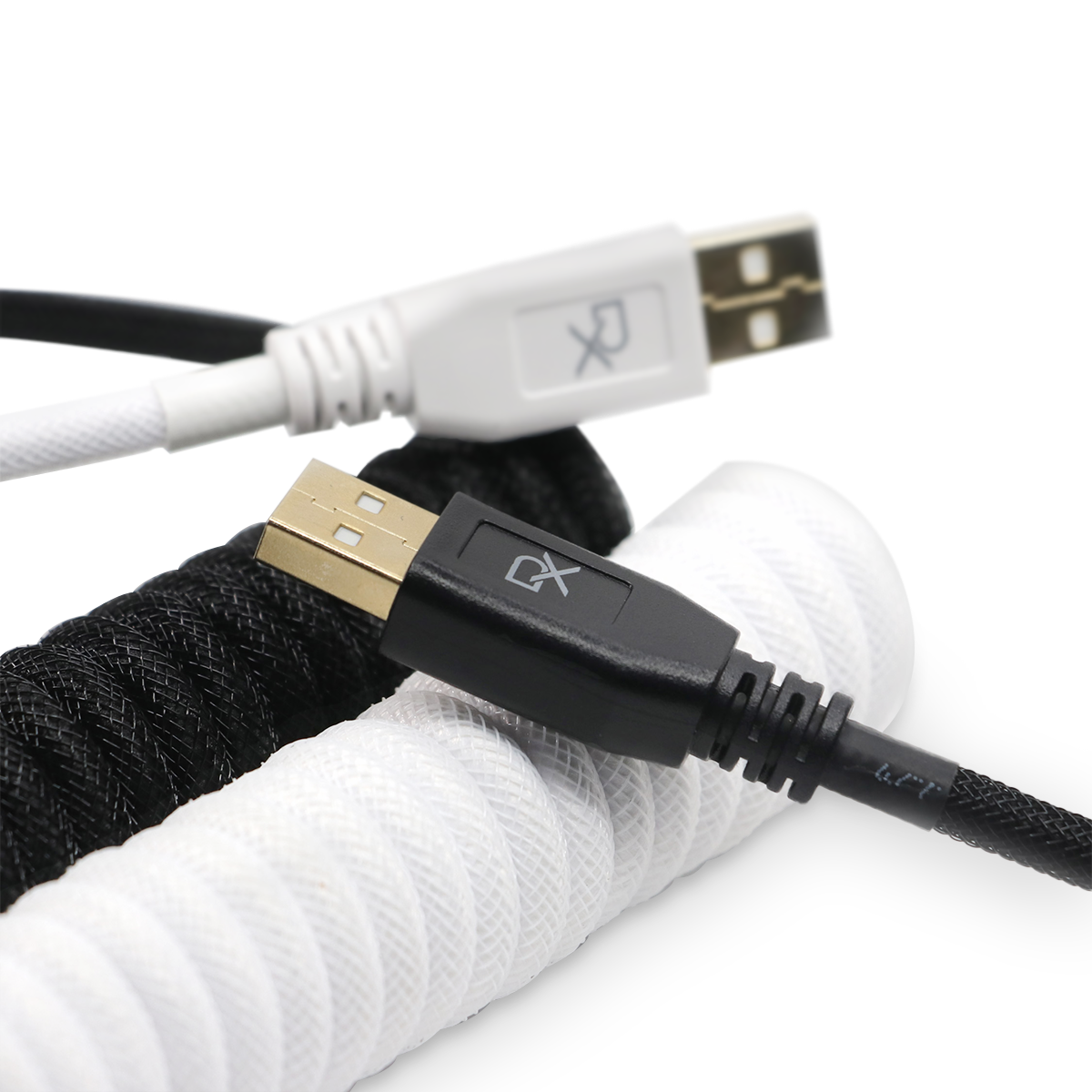 Rexus Coiled Kabel Daxa DX-CC1 USB Type C for Mechanical Keyboard