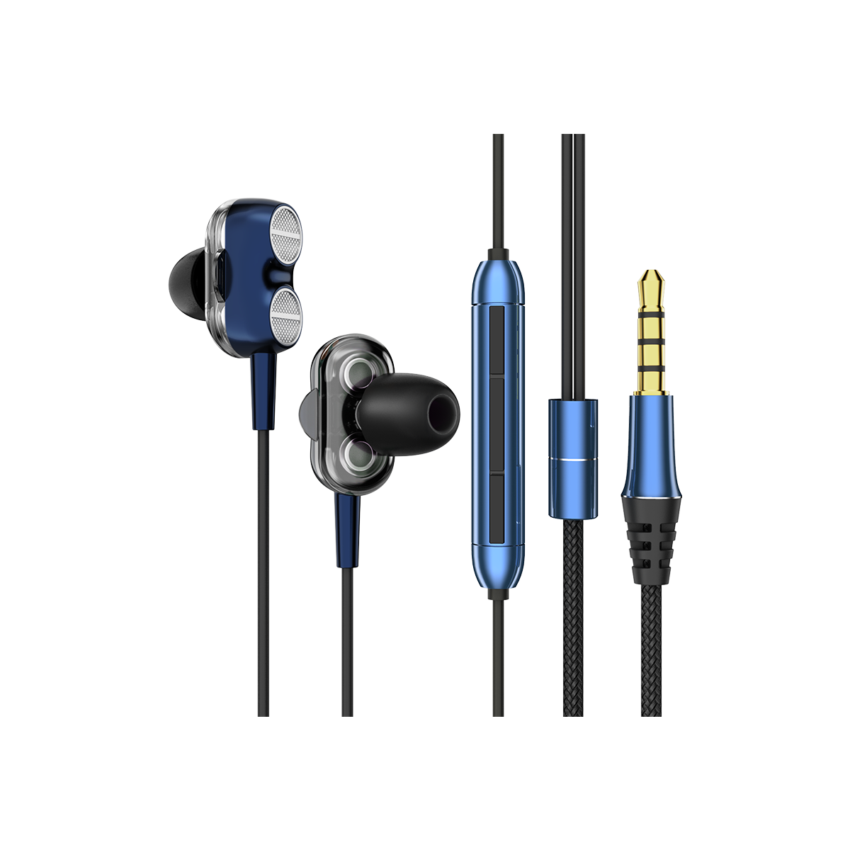 Rexus Earphone Gaming EP4 Dual Driver With Mic