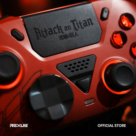 Rexus Gladius GX450 Gamepad Bluetooth Wireless Attack on Titan - Suppo