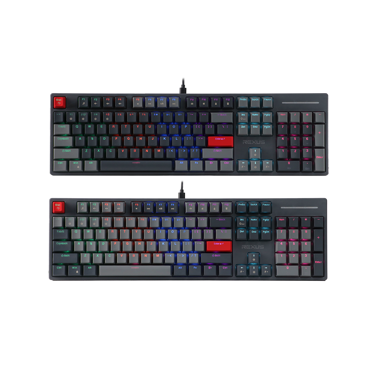 Rexus Heroic KX5 Keyboard Gaming Mechanical Full Size - Hotswap Switch
