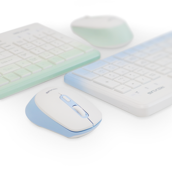 Rexus Keyboard Mouse Wireless KM10 Combo
