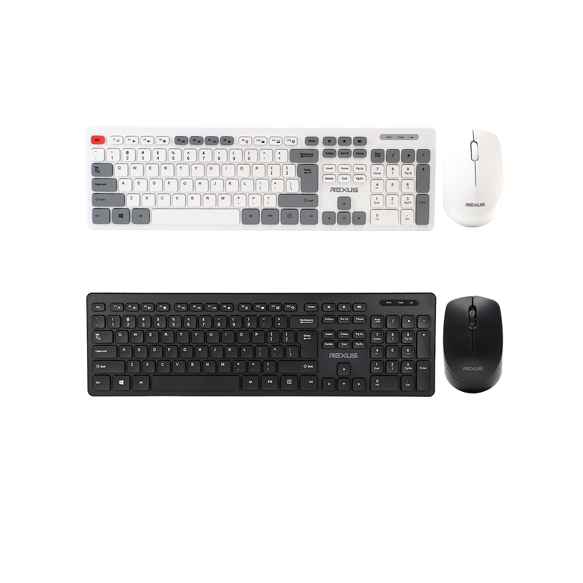 Rexus Keyboard Mouse Wireless KM8 Combo