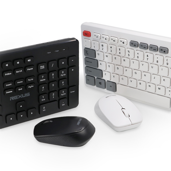 Rexus Keyboard Mouse Wireless KM8 Combo