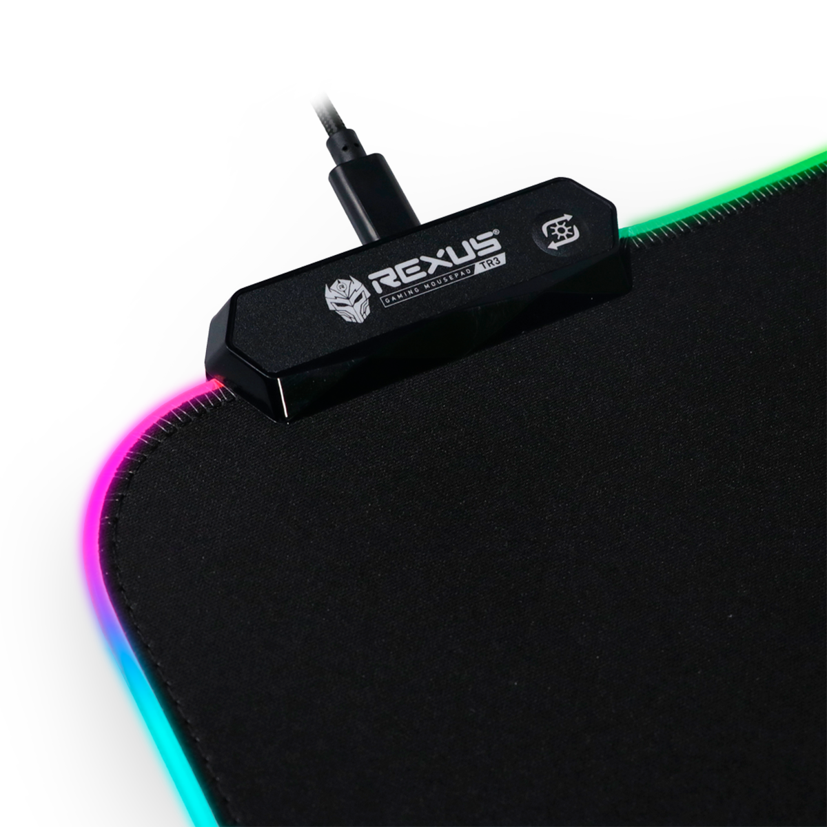 Rexus Mousepad Gaming RGB Kvlar TR3 Speed XL