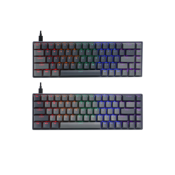 Rexus Heroic KX3 Keyboard Gaming Mechanical 65% Layout - Hotswap Switc