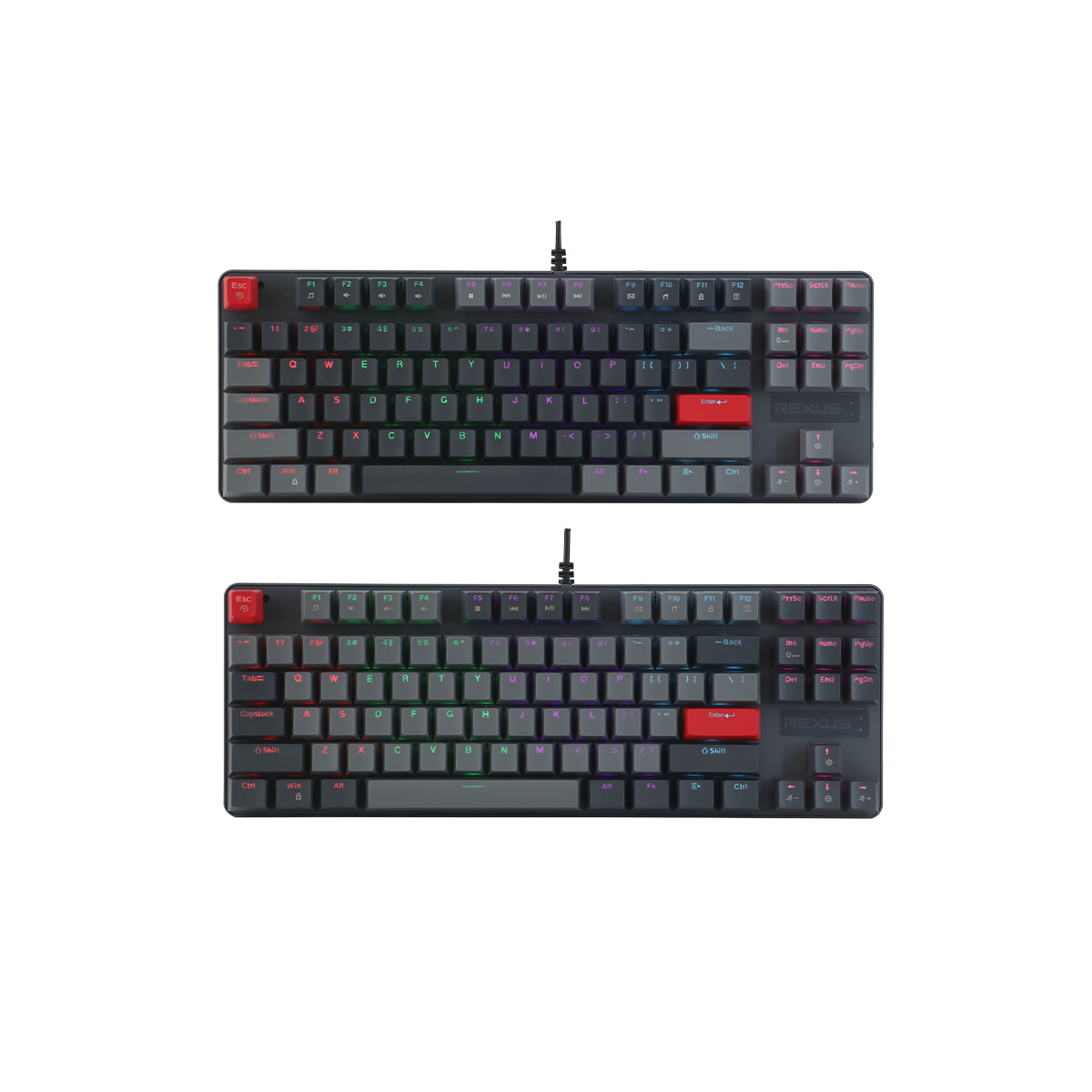 Rexus Heroic KX4 Keyboard Gaming Mechanical TKL Layout - Hotswap Switc