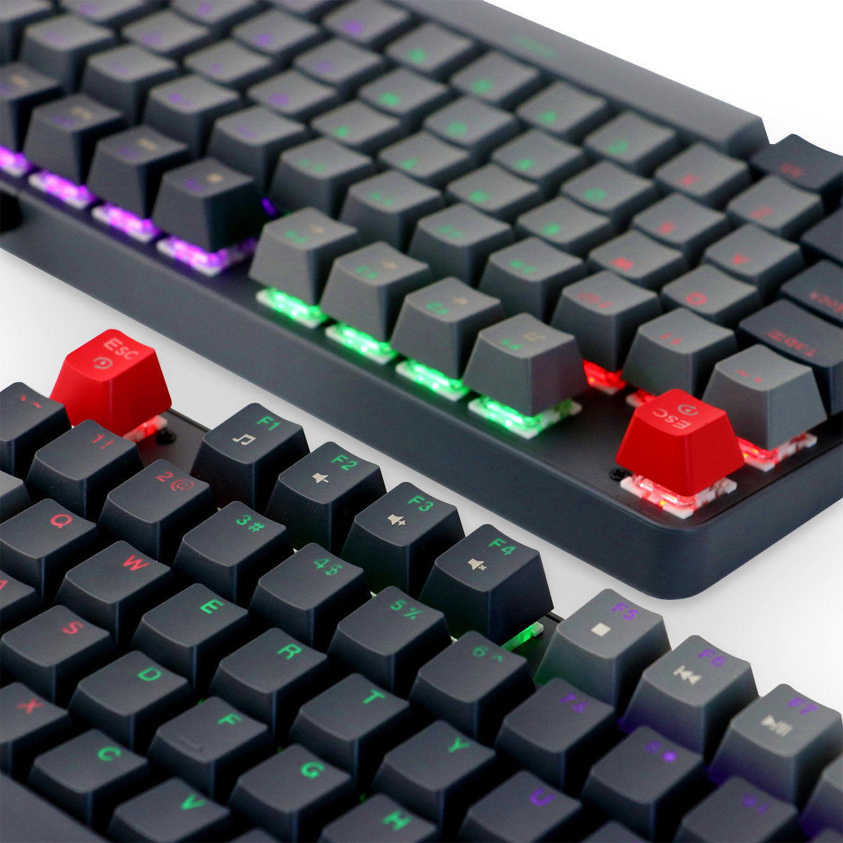 Rexus Heroic KX4 Keyboard Gaming Mechanical TKL Layout - Hotswap Switc