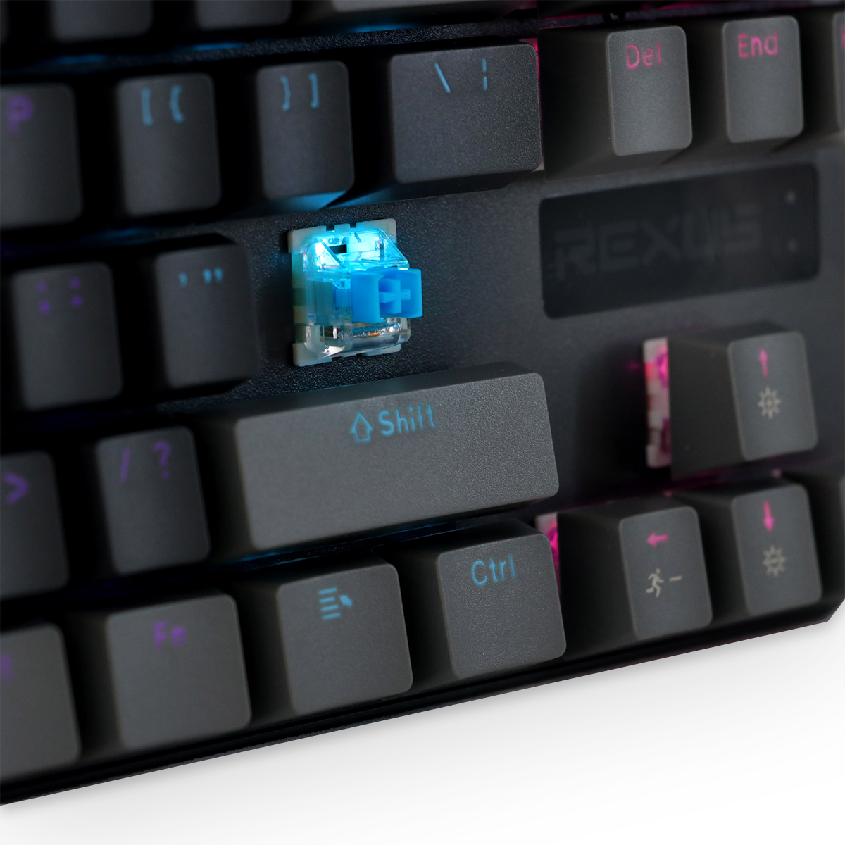 Rexus Heroic KX4 Keyboard Gaming Mechanical TKL Layout - Hotswap Switc