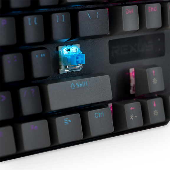 Rexus Heroic KX4 Keyboard Gaming Mechanical TKL Layout - Hotswap Switc