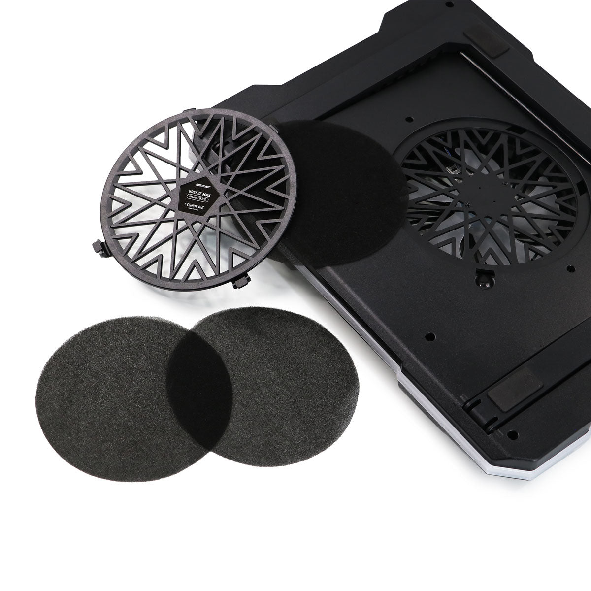 Rexus B300 Cooling Pad Breeze Max RGB - Laptop Cooler 2200RPM