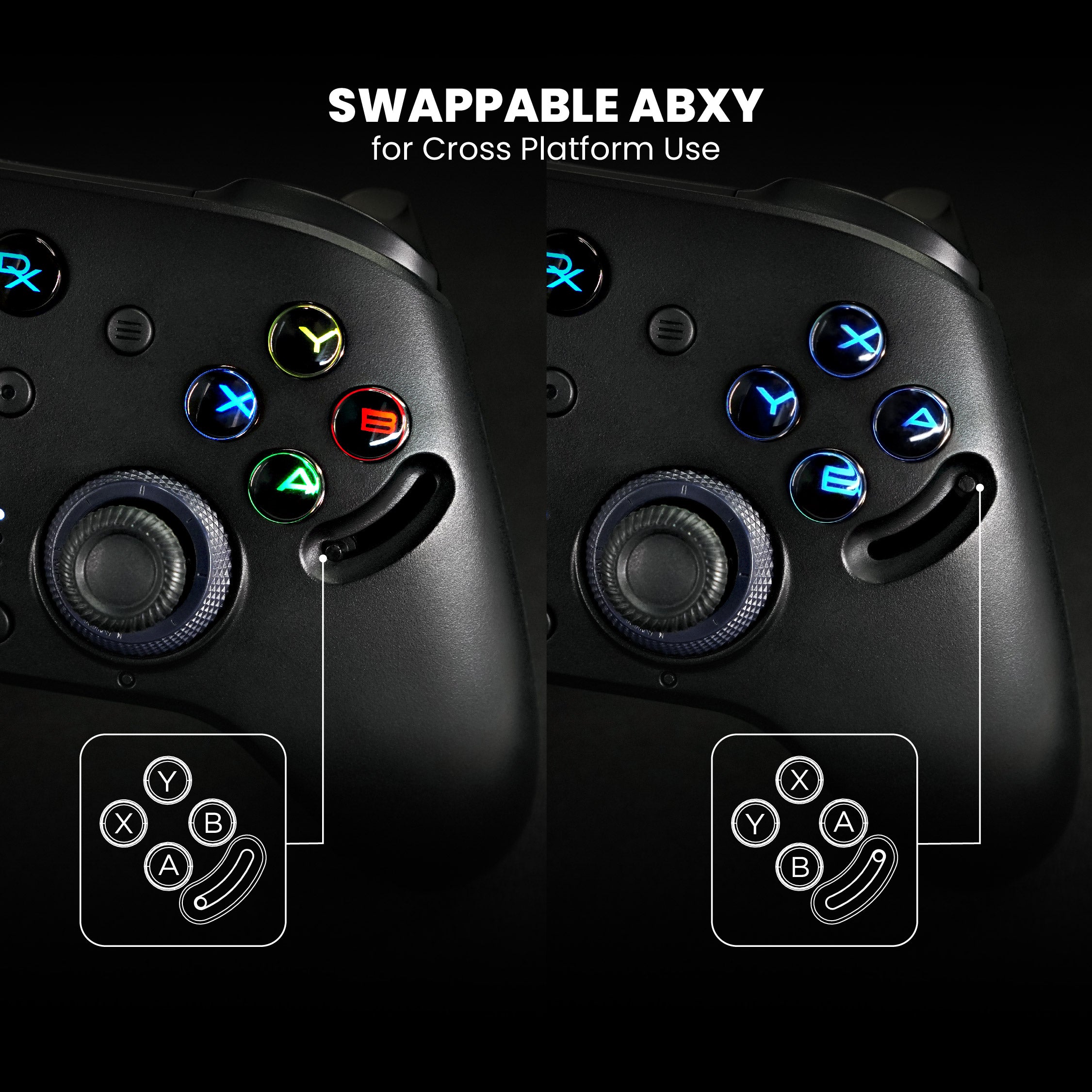 Rexus Daxa Ezoth AX10 Gamepad Wireless Gaming Controller - Adjustable
