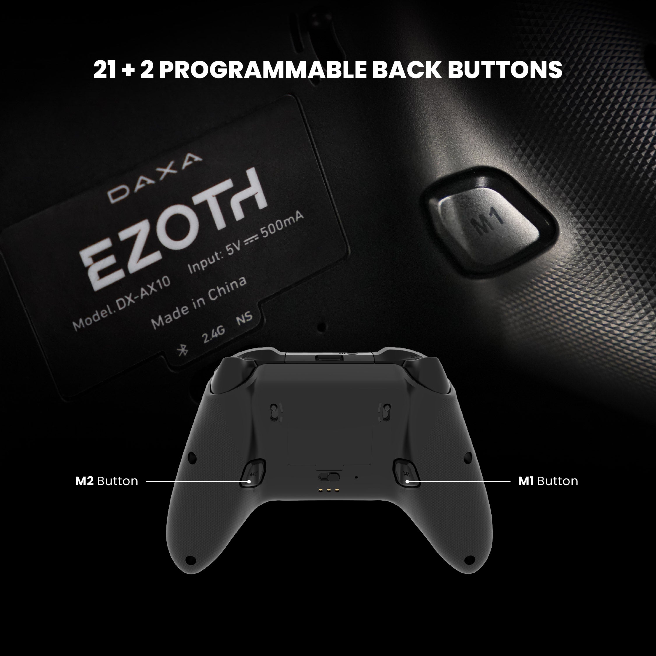 Rexus Daxa Ezoth AX10 Gamepad Wireless Gaming Controller - Adjustable