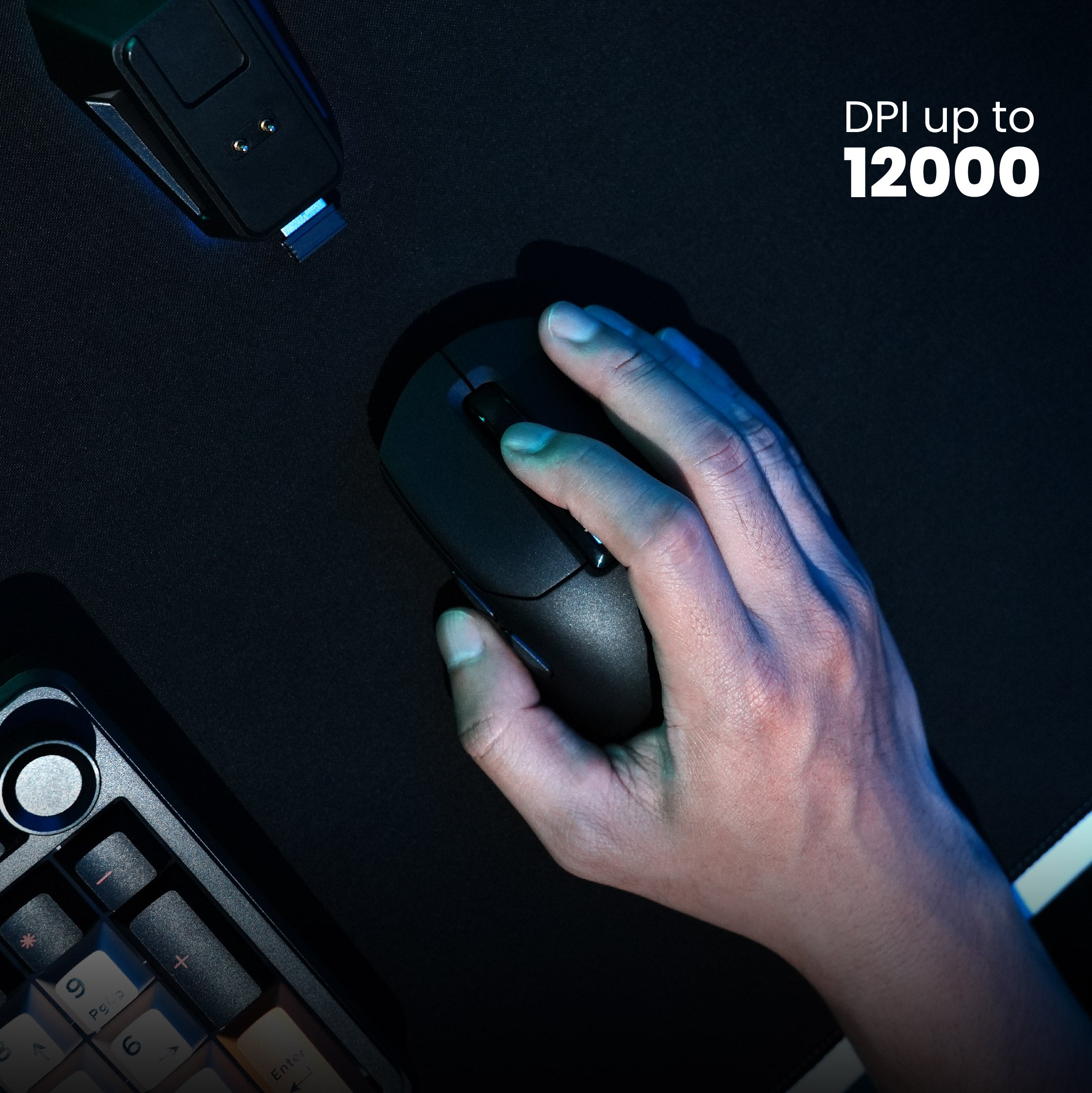 Rexus ShagaX RX130 Mouse Gaming Wireless Tri Mode Connection PAW3311