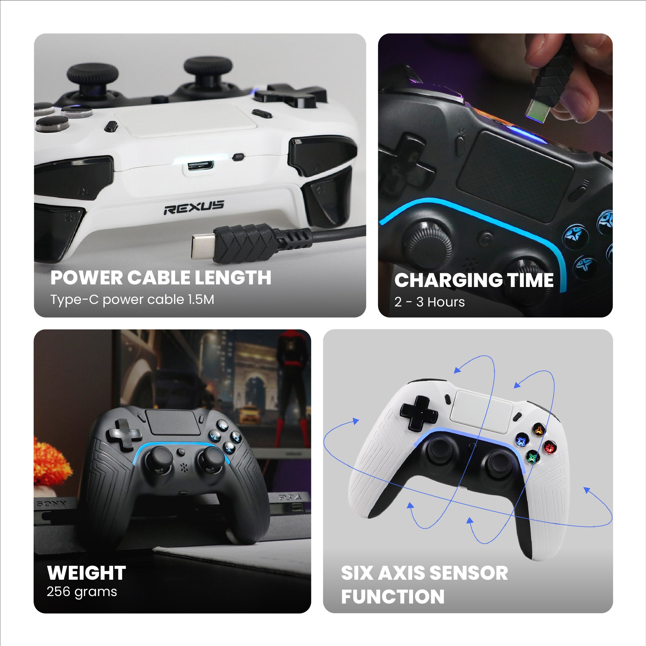 Rexus Bluetooth Gamepad Gladius GX300