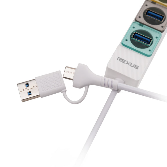 Rexus USB Hub 3.2 H337 Multiport Adapter 4 in 1