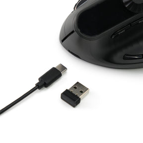 Rexus Clif Pro QV280 Mouse Office Ergonomic Vertical Wireless Bluetoot