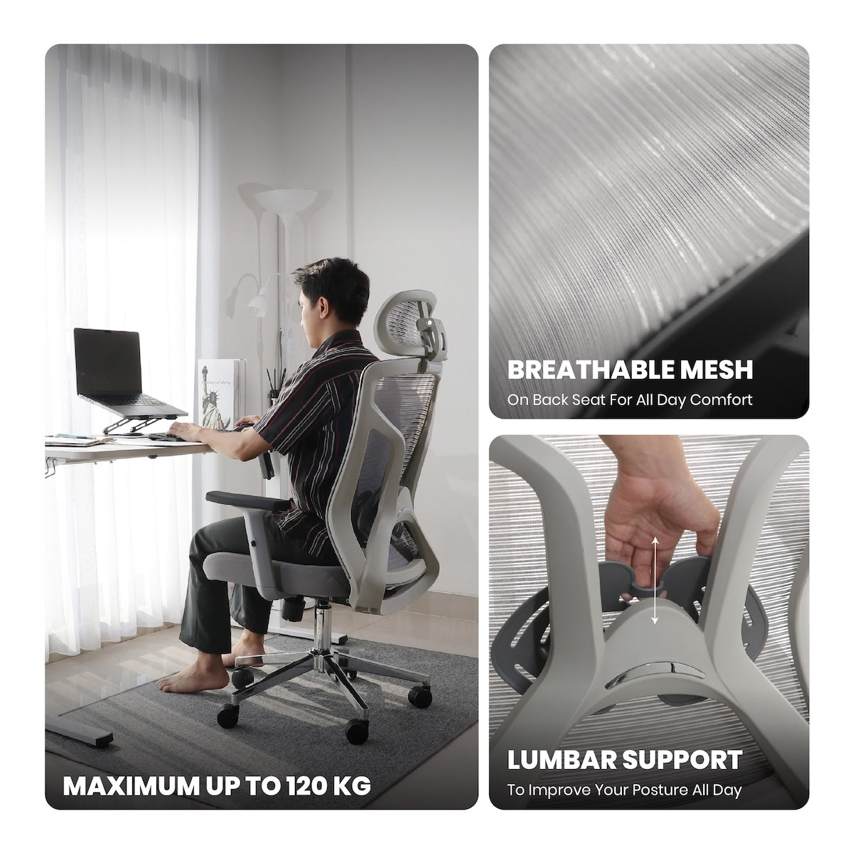 Rexus Ergonomic Office Chair Kursi Kantor NC-4 / NC4