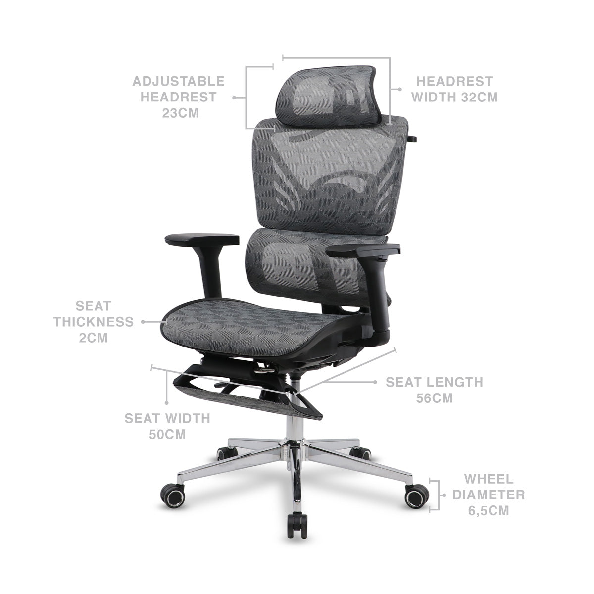 Rexus Ergonomic Office Chair NC-5 MAX / NC5 MAX - Furniture Kursi Kant