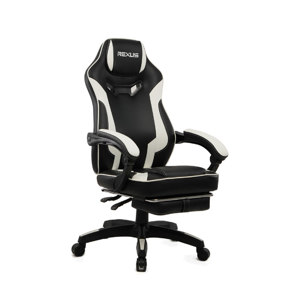 Rexus RGC-R55 Gaming Chair With Footrest - Kursi Gaming Ergonomis