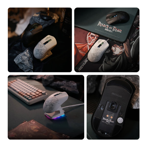 [Exclusive Launching] Rexus x Attack on Titan - Mouse Gaming Wireless