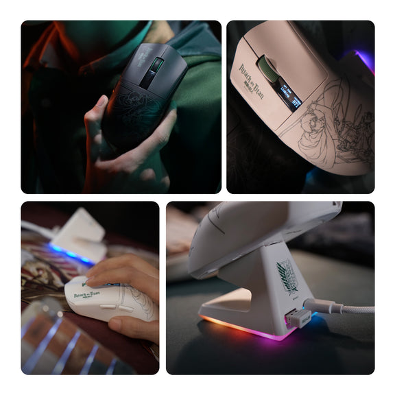 [Exclusive Launching] Rexus x Attack on Titan - Mouse Gaming Wireless