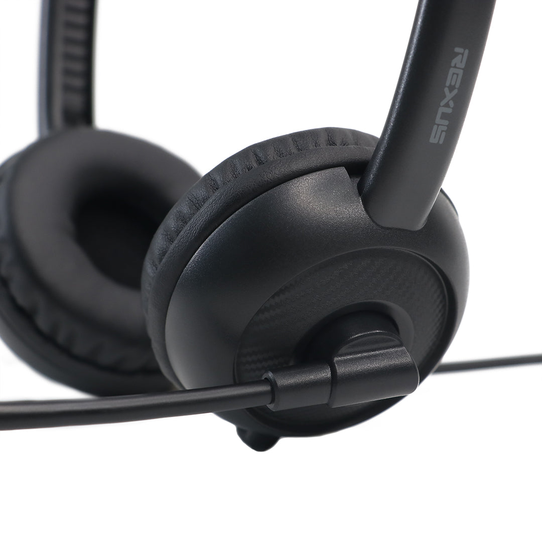 Rexus WO1 Headset Stereo Lightweight - Headband Adjustable & Single Ja